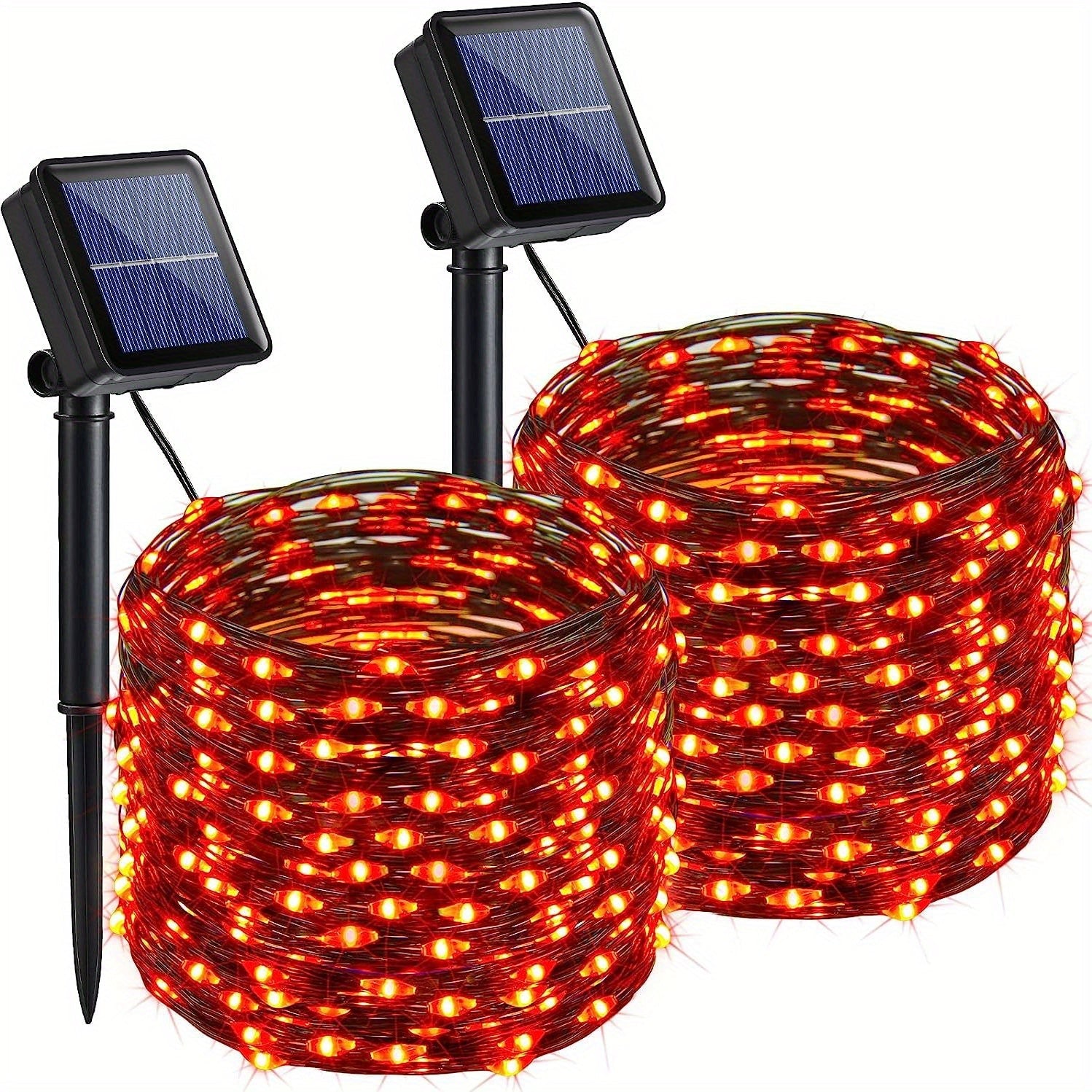 Outdoor Solar Powered Red Fairy Lights – Etoile Emporium